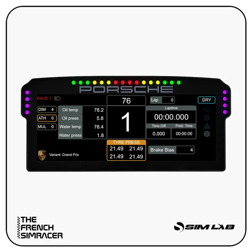 Dashboards - The French Simracer