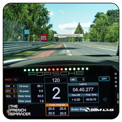 Sim-Lab Porsche 911 GT3 Cup Dashboard Display Unit | The French Simracer